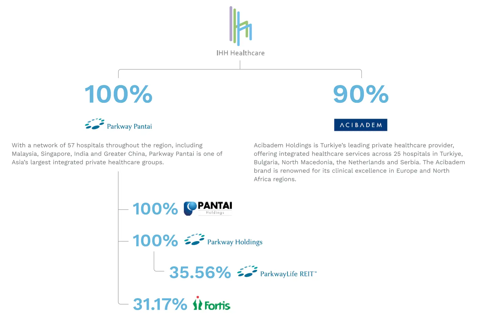 Our Corporate Structure - IHH Healthcare